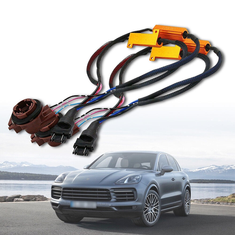 3157 LED Turn Signal Light Load Resistor Decoder Anti Hyper Flash Error ...