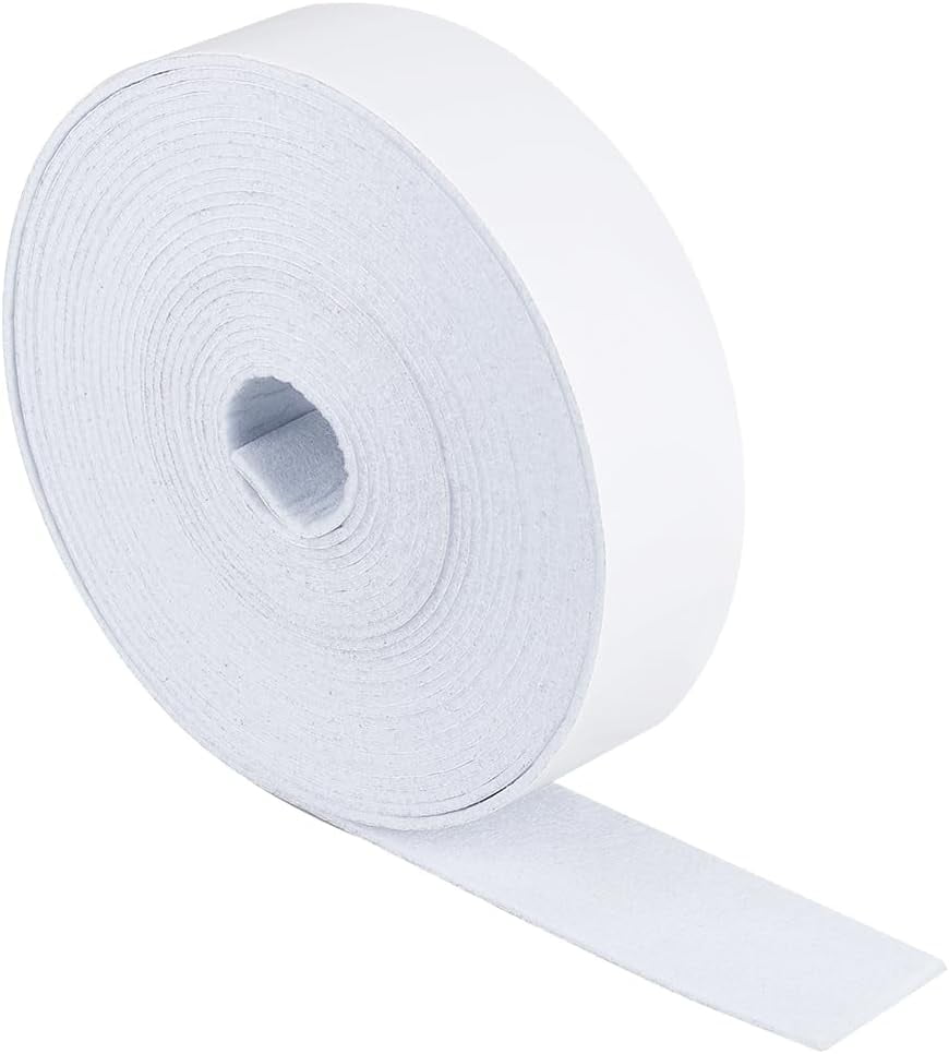315Inches White Adhesive Felt Tape Felt Strips with Adhesive Backing ...