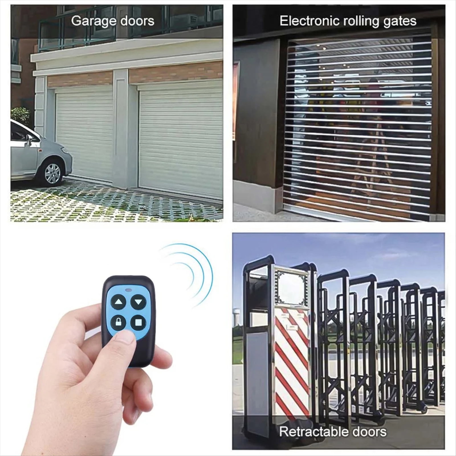 315MHZ Cloning Remote Control Keychain, Universal Garage Door Opener ...