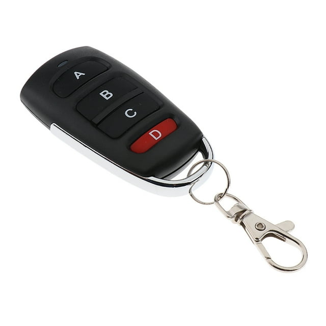 315MHz 4-Button Wireless Door Remote Control Key Fob - Walmart Business ...