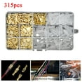 315Pcs Cable Spade Lugs Electrical Wire Terminals Crimp Connectors W ...