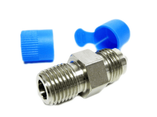 316 Stainless Steel, 6-FTX-SS Flared 3/8 Tube Fitting TO 1/4 PIPE, 0103 ...