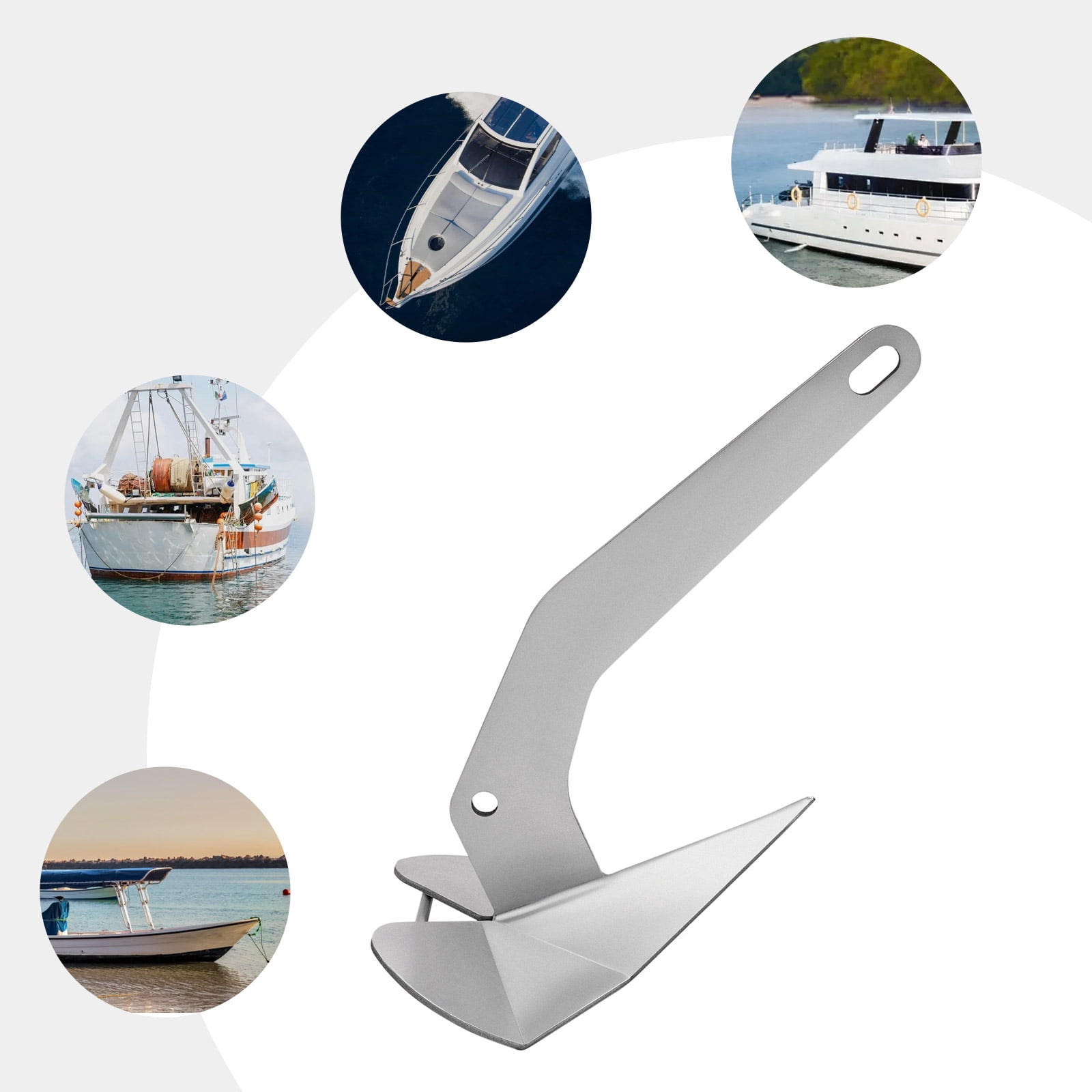 316 Stainless Steel Boat Anchor with Triangular Shape, High Stability ...