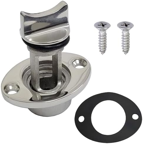 316 Stainless Steel Boat Drain Plug High Polished Garboard Bilge Drain ...