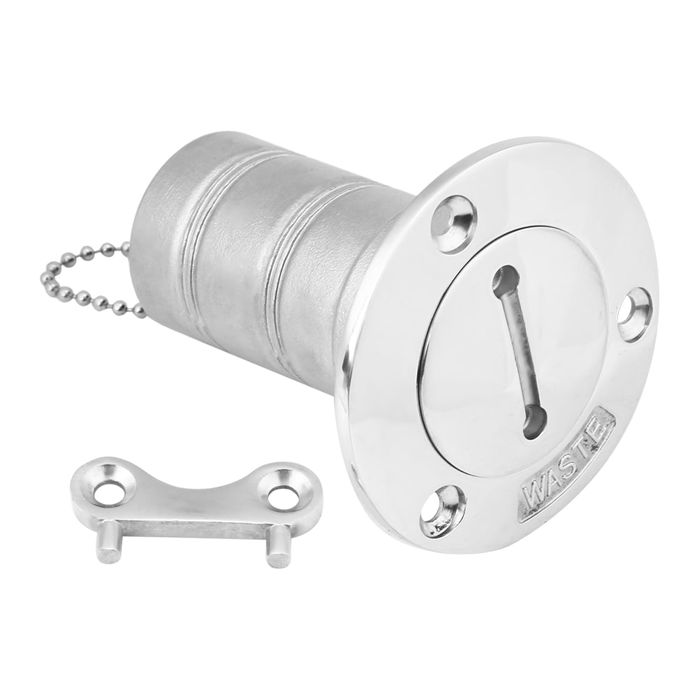 316 Stainless Steel Boat Marine Deck Fill Filler Keyless Cap Gas Fuel ...