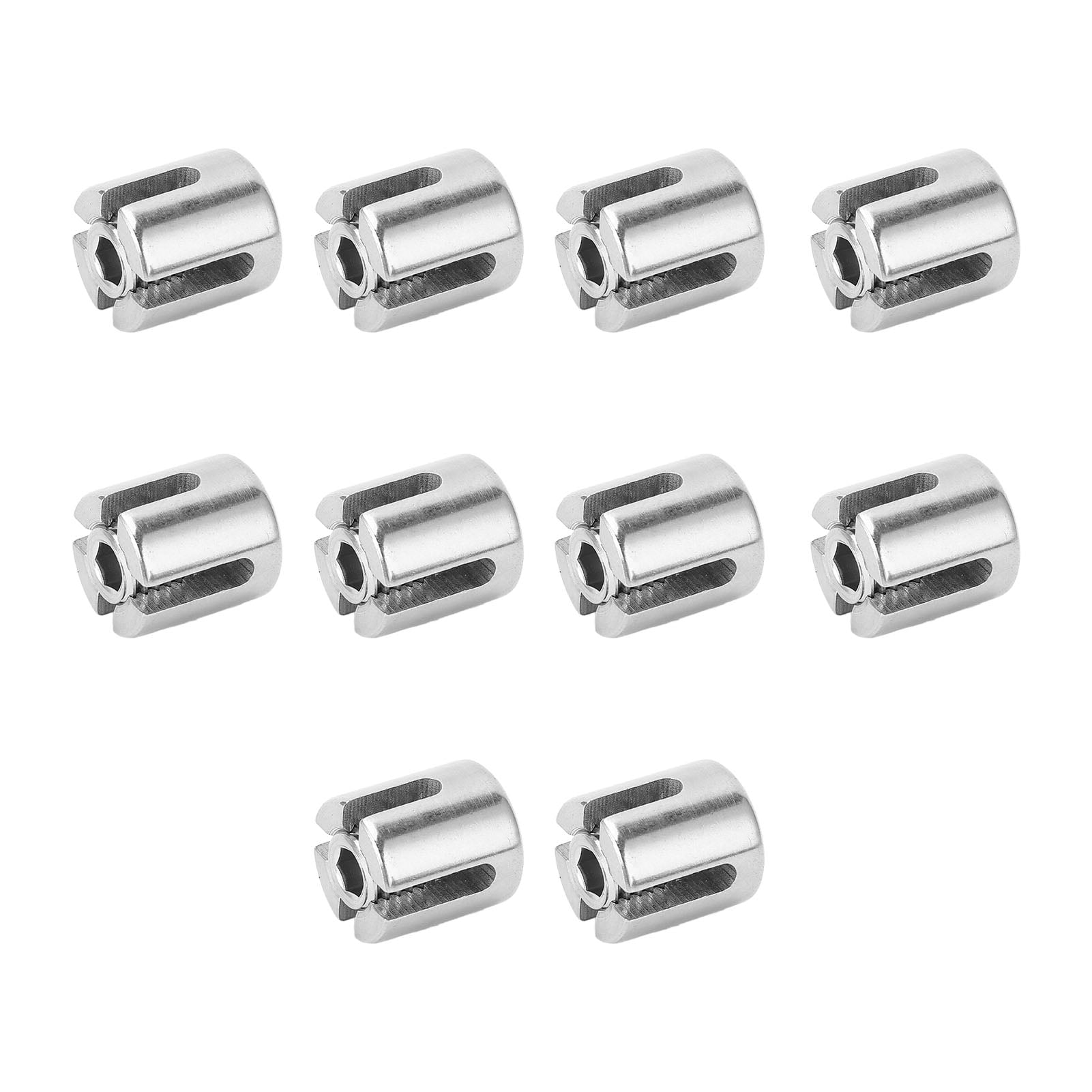 316 Stainless Steel Cable Clamp Set, 10 Pieces, High-Tensile Strength ...