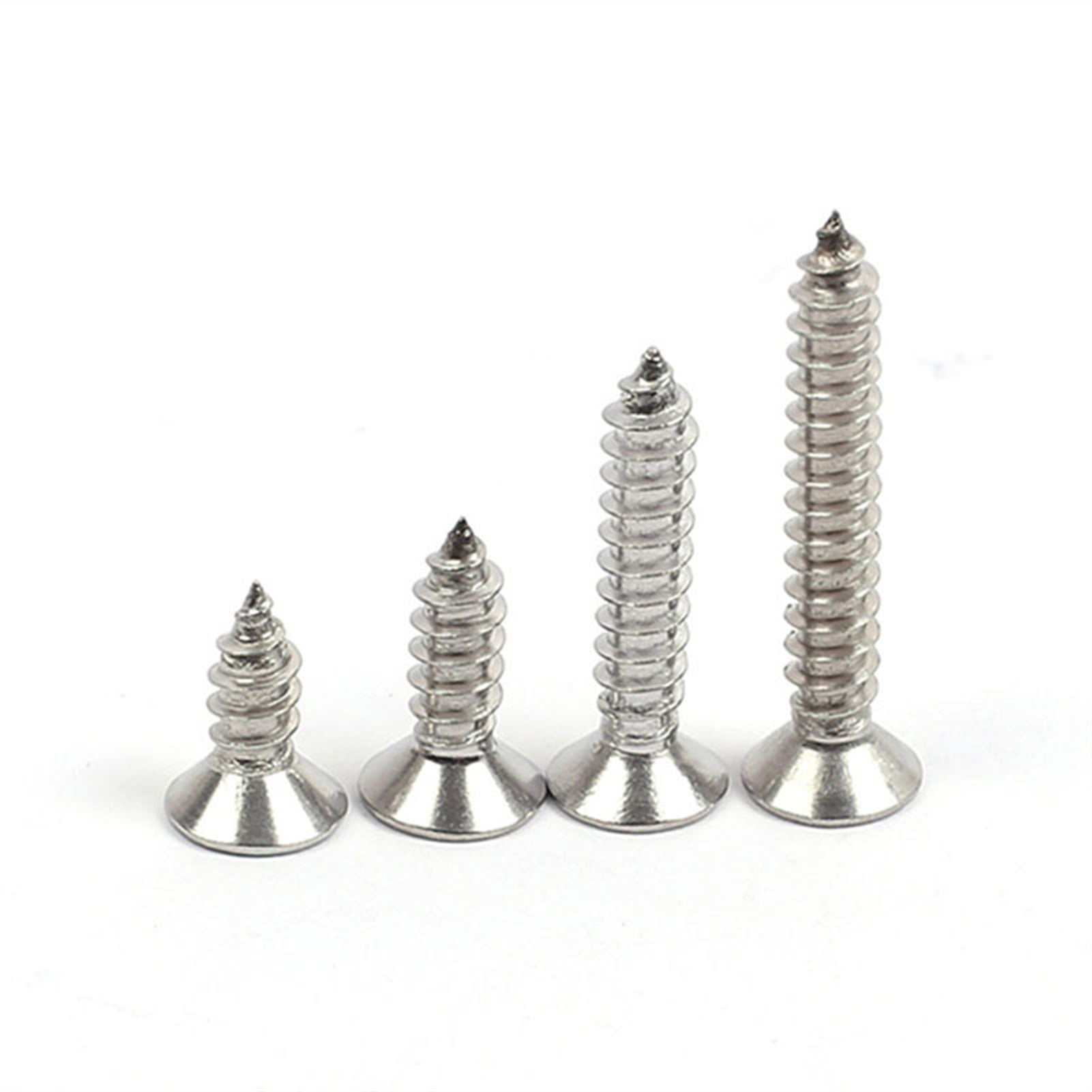 316 Stainless Steel Cross Self Tapping Screws Flat Countersunk Head ...