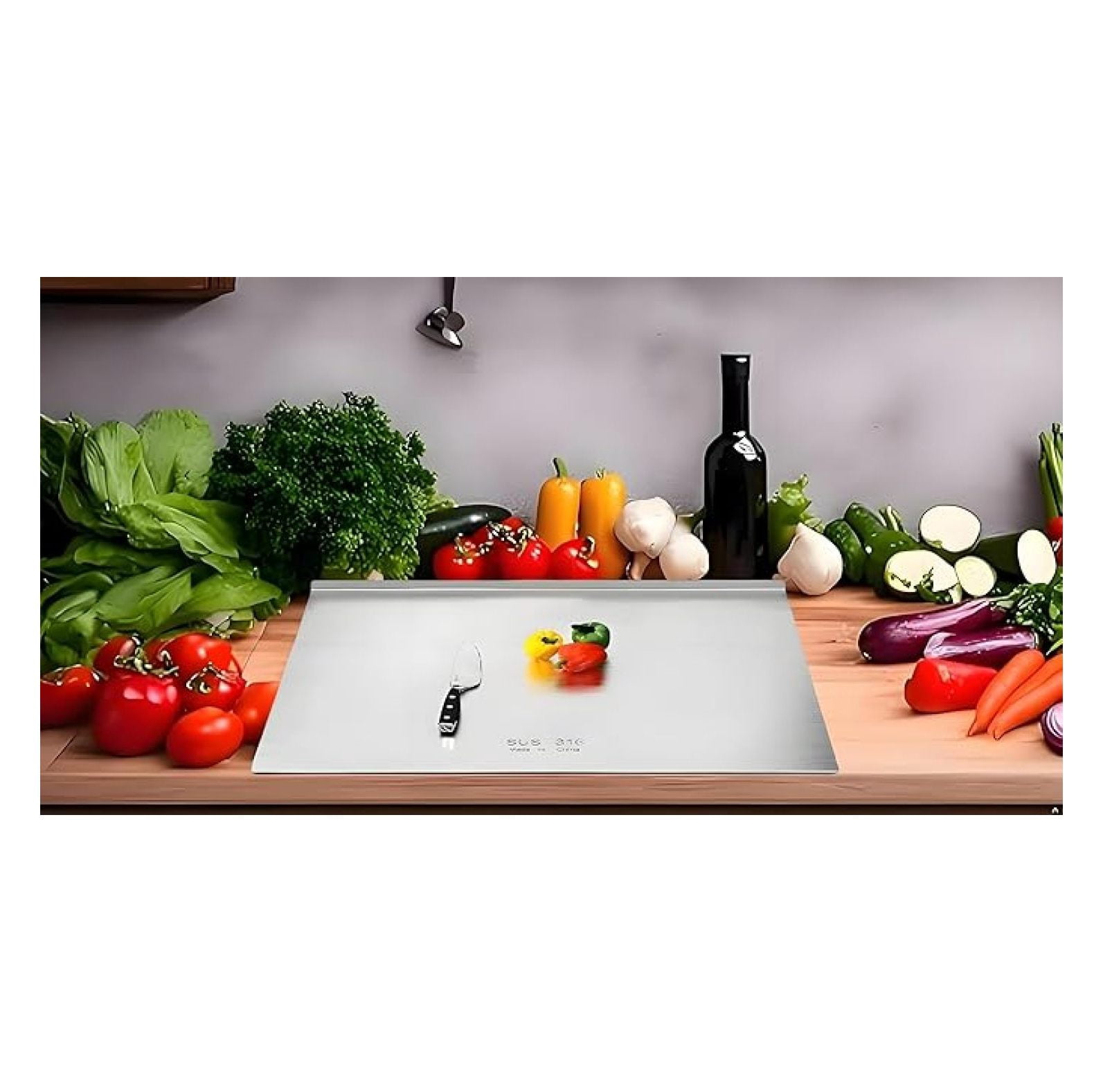 316 Stainless Steel Cutting Boards, Chopping Boards For Kitchens, Large ...