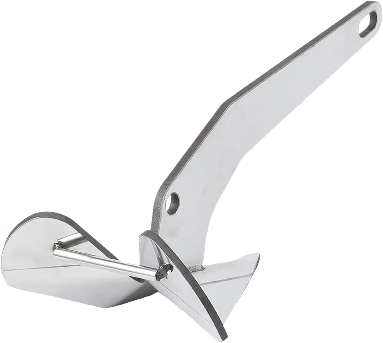 316 Stainless Steel Delta Anchor - Marine Fluke Boat Anchor for Pontoon ...