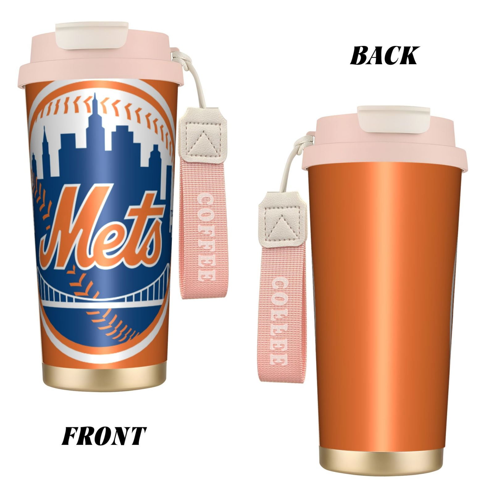 316 Stainless Steel Double Suction Coffee Cup Football Lovers Leakproof Travel Coffee Cup ...