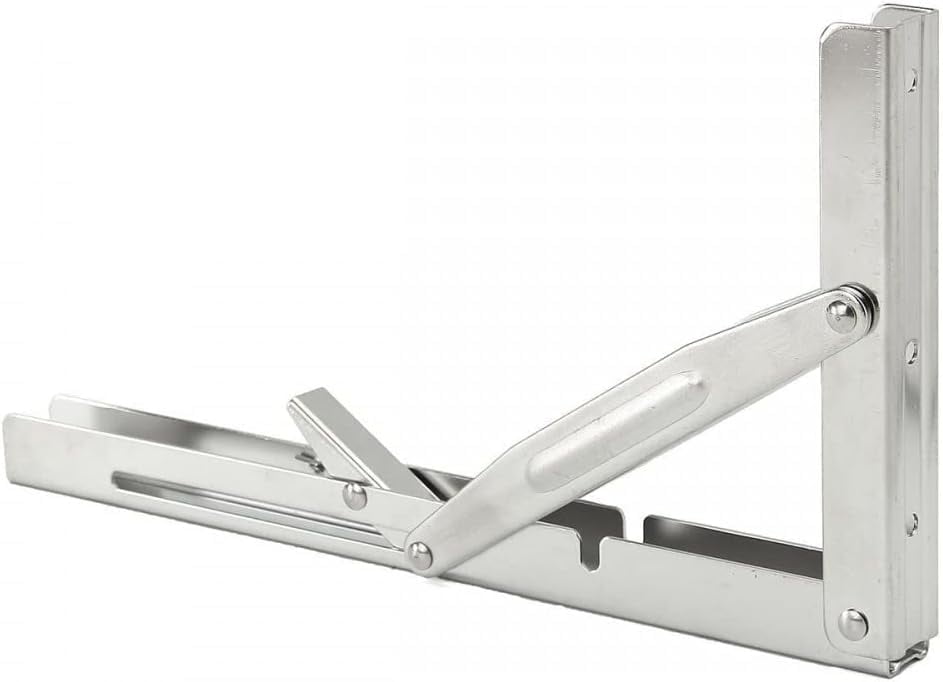 316 Stainless Steel Folding Shelf Bench Table Bracket Marine Grade ...