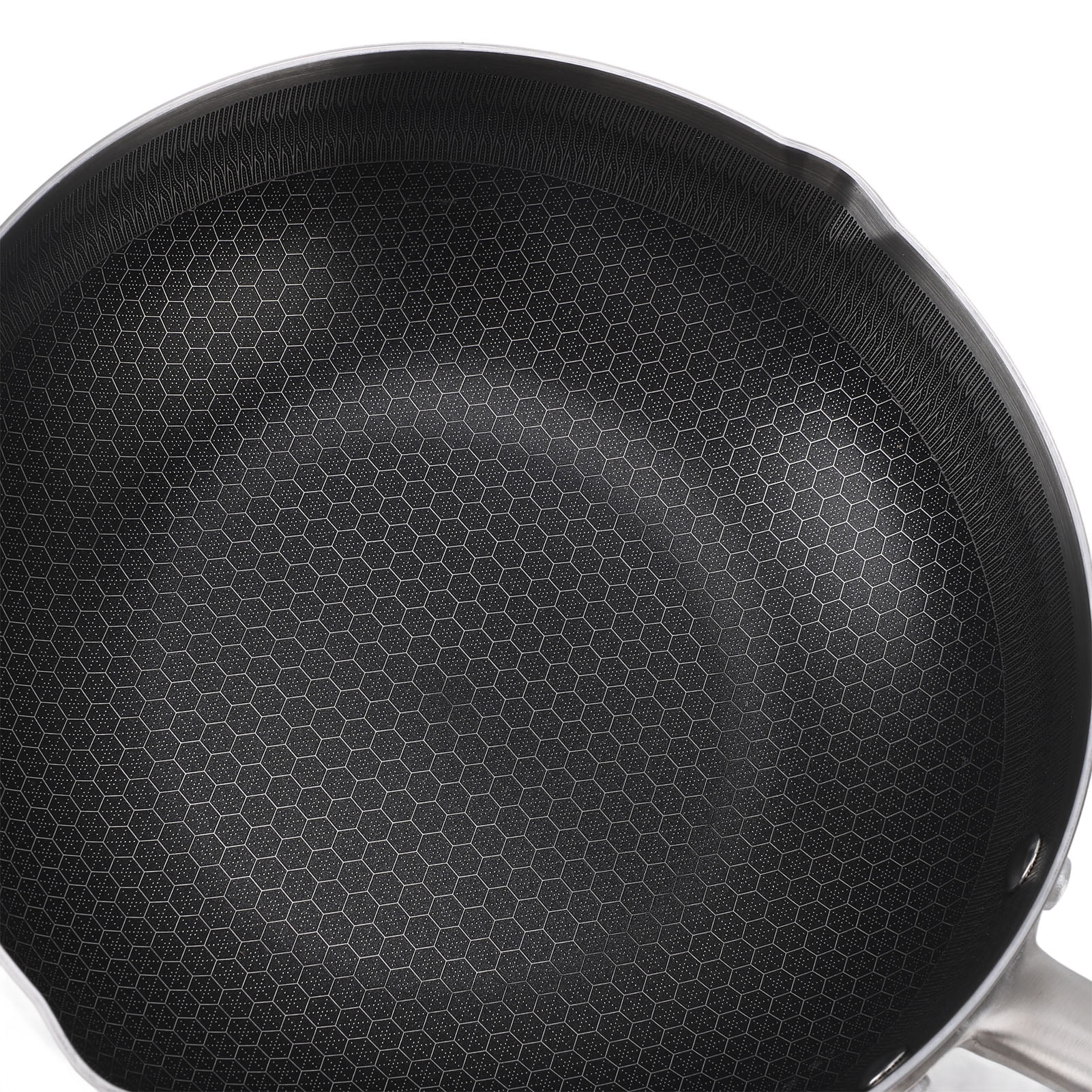 316 Stainless Steel Frying Pan Nonstick Skillet With Long Handle Dishwasher Safe Induction ...