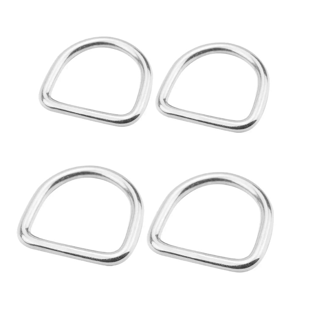 316 Stainless Steel Half Ring Seamless Welded D Buckle Surfboard Kayak ...