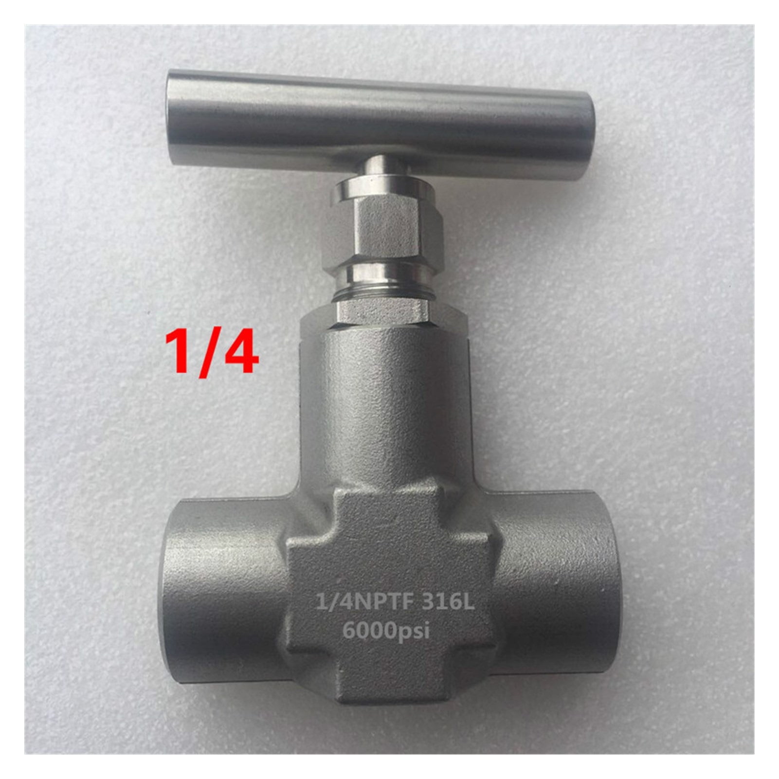 316 Stainless Steel High Pressure Needle Valve Female Thread NPT1/4 3/8 1/2 Stainless Flow ...