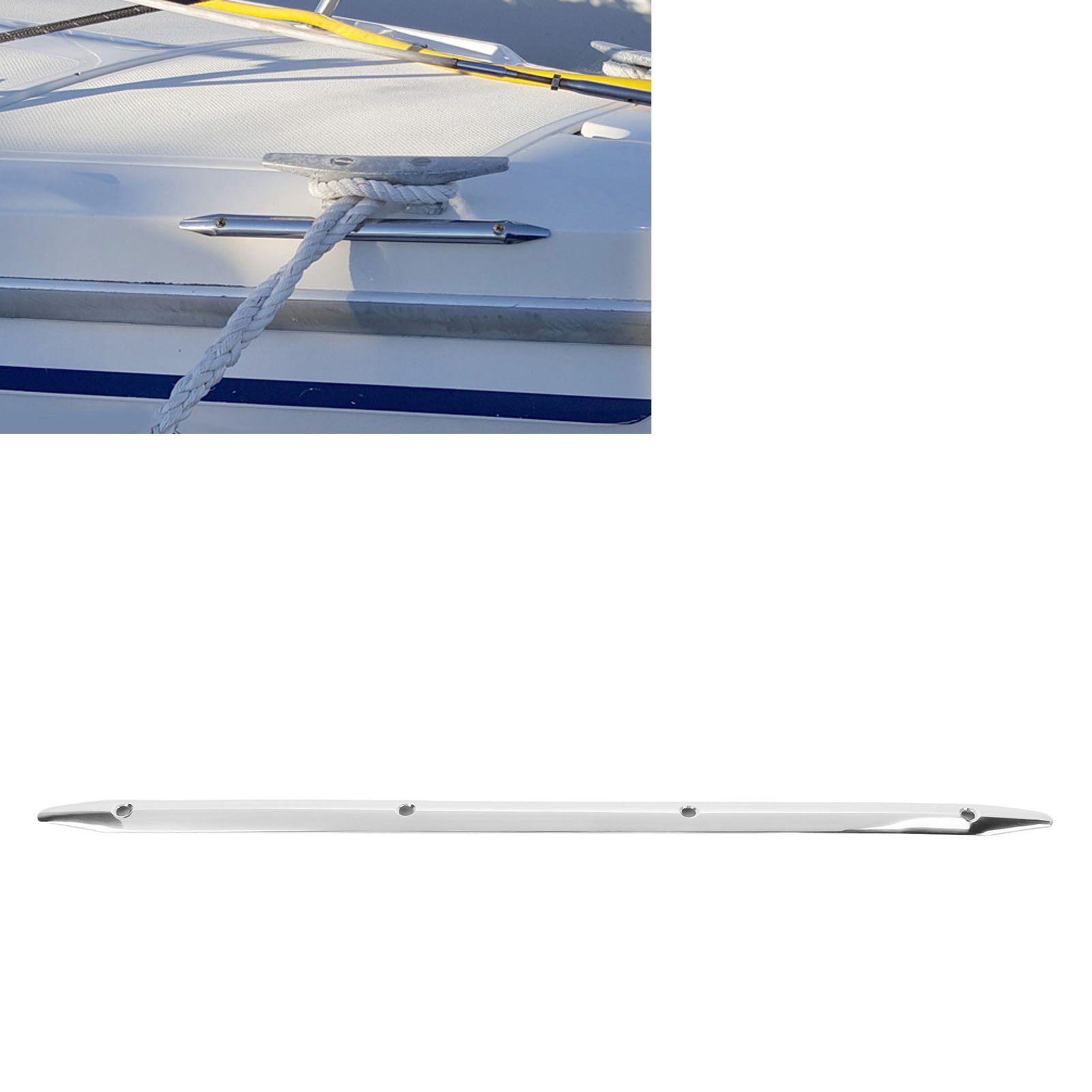 316 Stainless Steel Marine Rub Rail-457×19mm Hull & Deck Protection ...