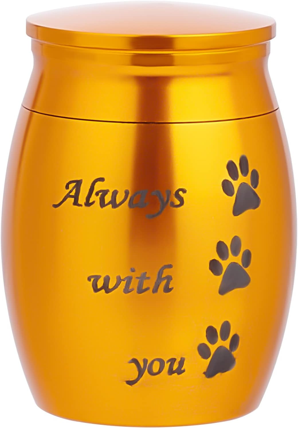 316 Stainless Steel Pet Cinerary Casket Column with Paw Print Pattern ...