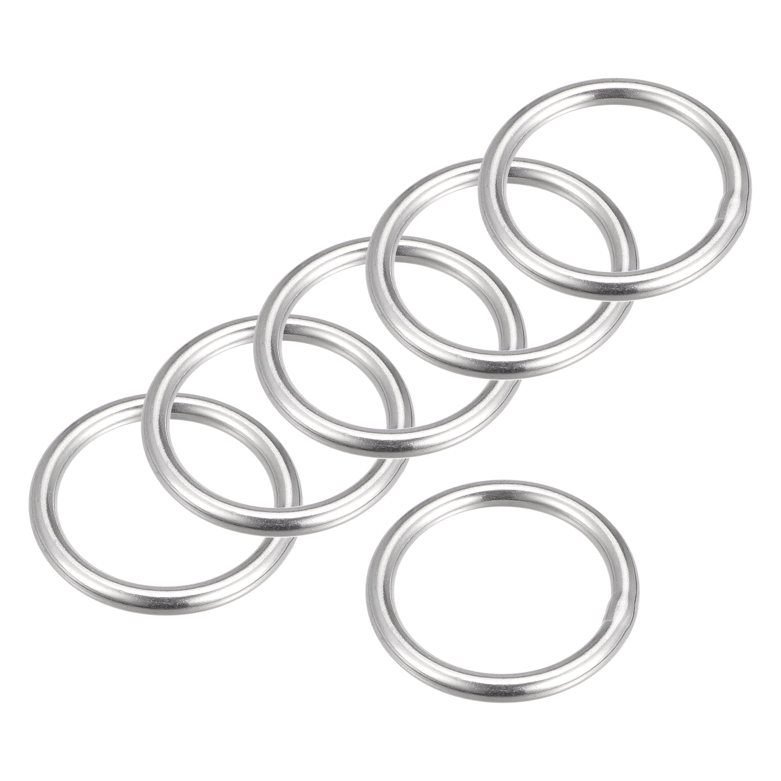 316 Stainless Steel Round Ring 35mm ID 5mm Thick 6 Pack - Walmart.com