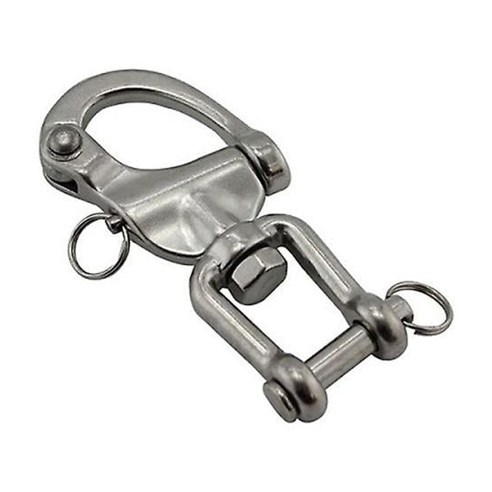 316 Stainless Steel Safety Clevis Pin Rotatable Snap Shackle Rigging ...