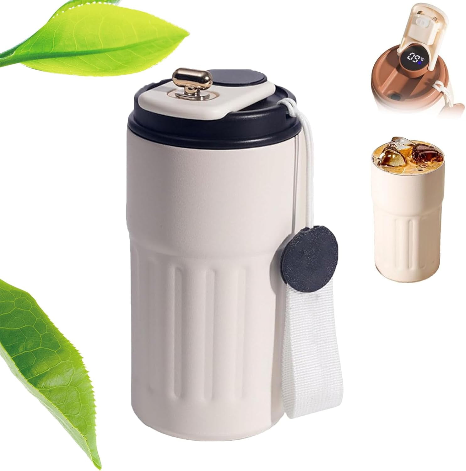 316 Stainless Steel Travel Mug with Smart Temperature Display ...