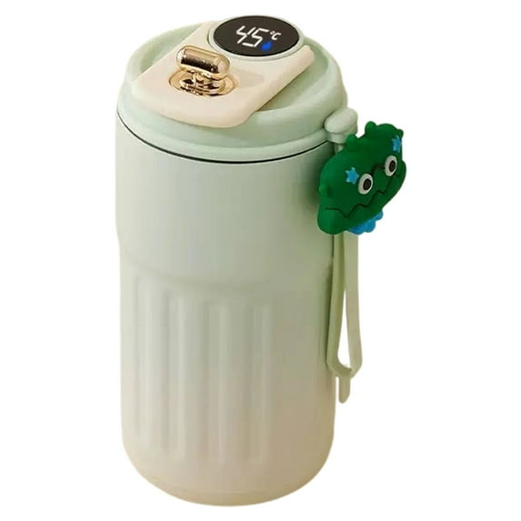 316 Stainless Steel Travel Mug with Temperature Display, 450ml Portable ...