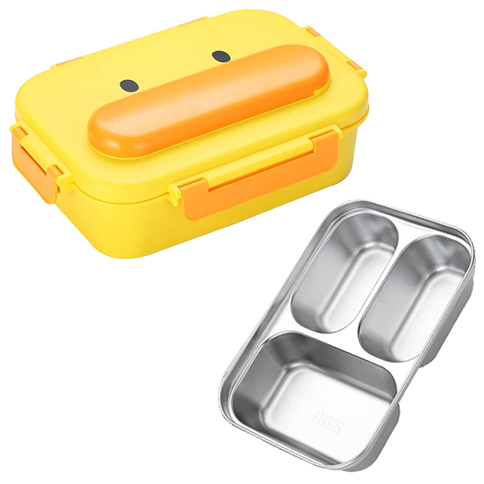 316 Stainless Steel Work Insulation Microwave Lunch Box Student ...