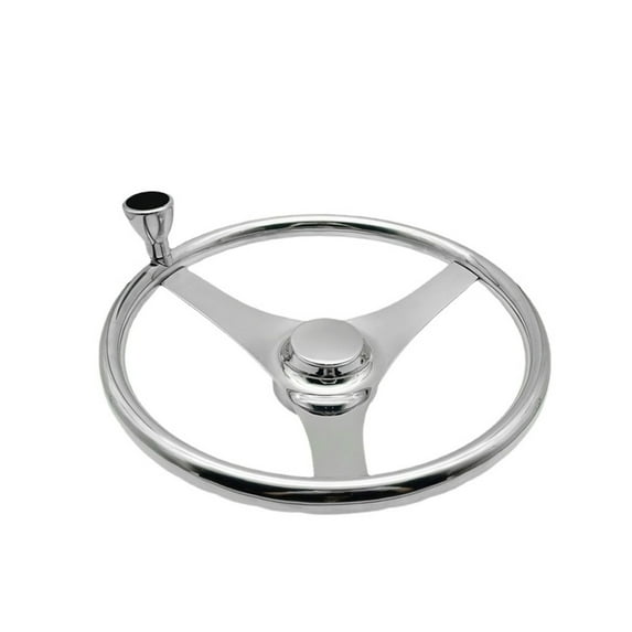 316 Stainless Steel Yacht Steering Wheel FRP Fishing Boat Speedboat ...