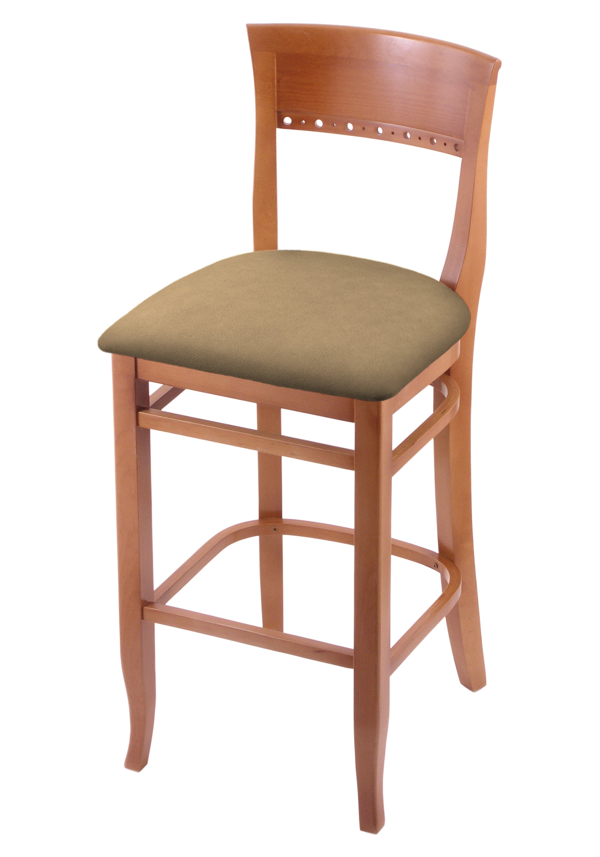 3160 25" Counter Stool with Medium Finish and Canter Sand Seat ...