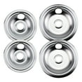 Apparsol Replacement Chrome Drip Pans for Frigidaire Kenmore, 6-Inch ...