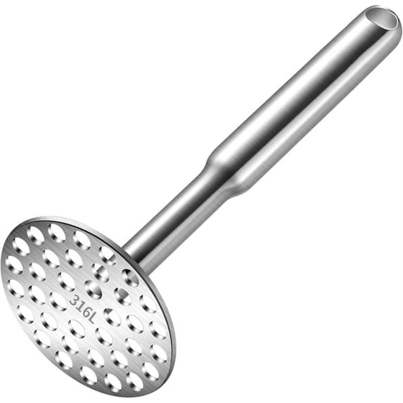 316L Potato Masher Stainless Steel,Sturdy Mashed Potato Masher Kitchen ...