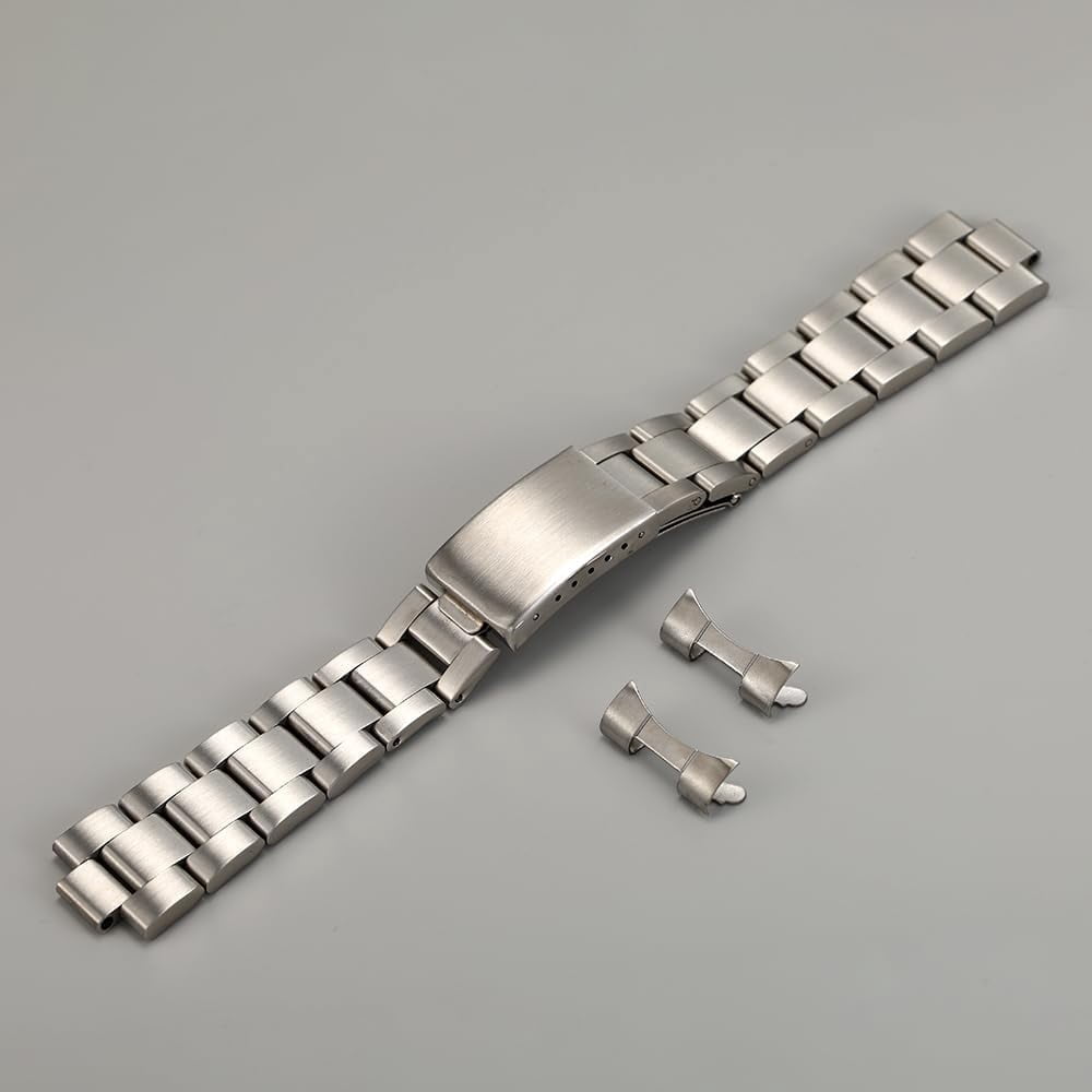 316L Solid Brush Stainless Steel Silver Gold 2 Tone Gold 18mm 19mm 20mm ...