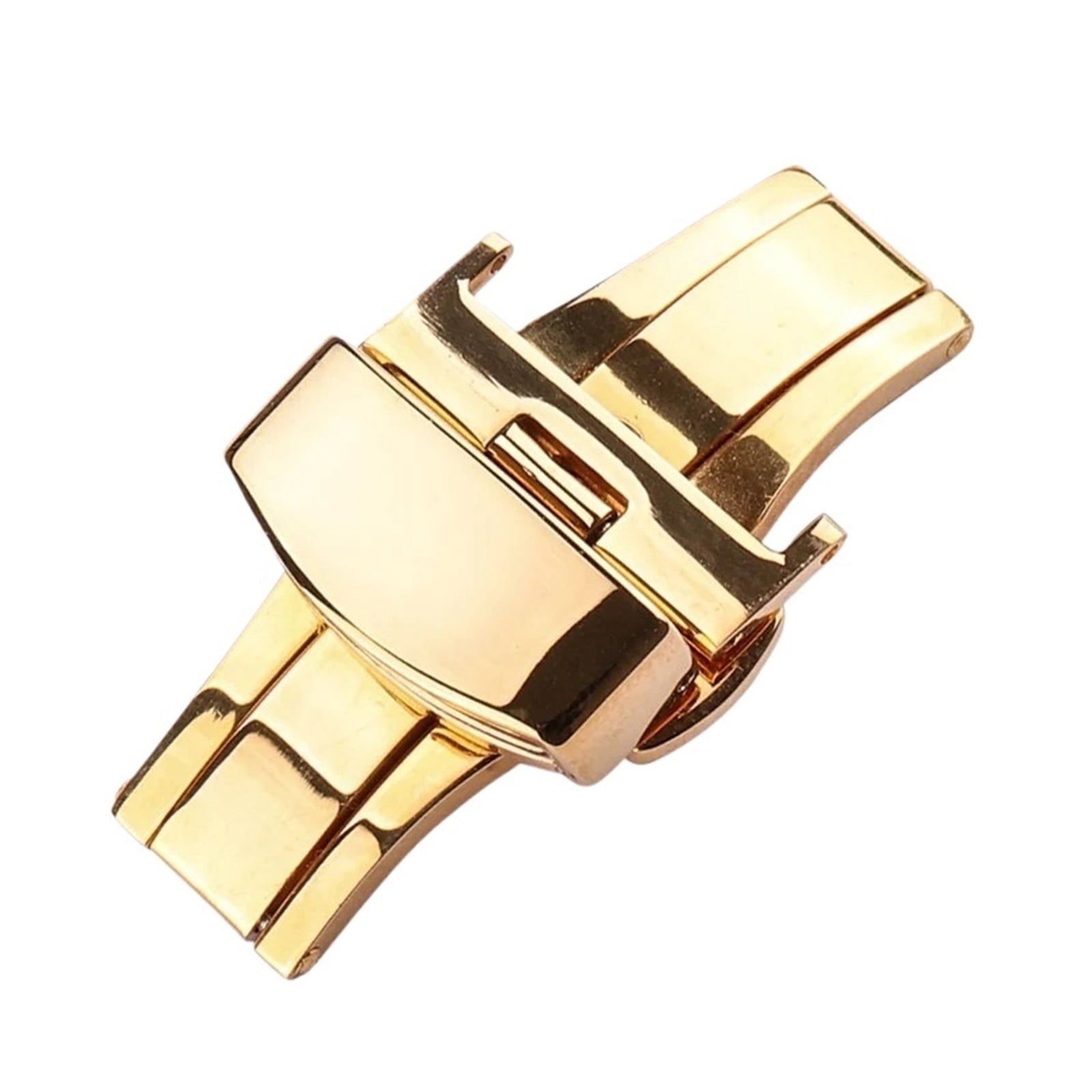 316L Stainless Steel 16 18 20 22 24mm Watch Buckle Watchbands Double ...