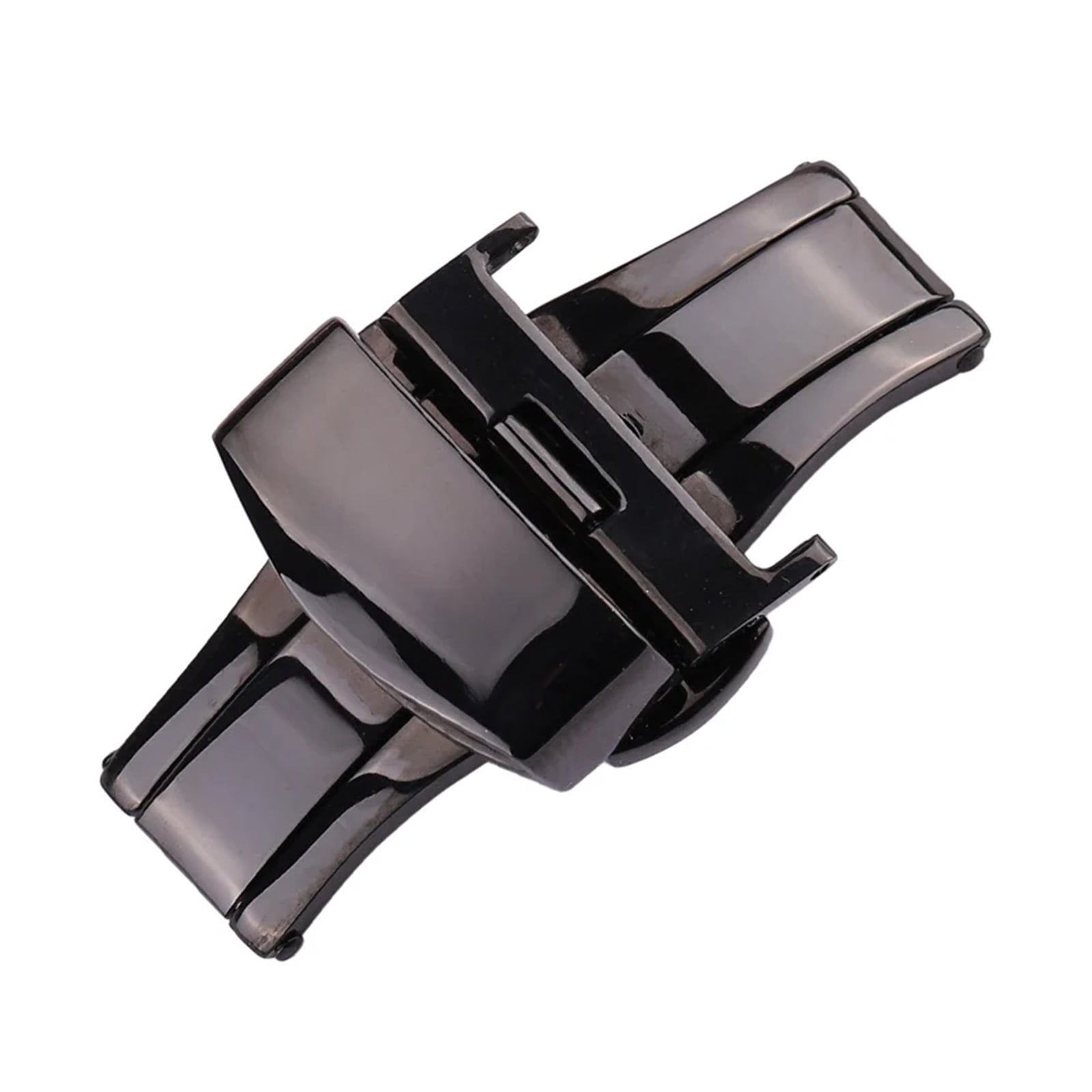 316L Stainless Steel 16 18 20 22 24mm Watch Buckle Watchbands Double ...