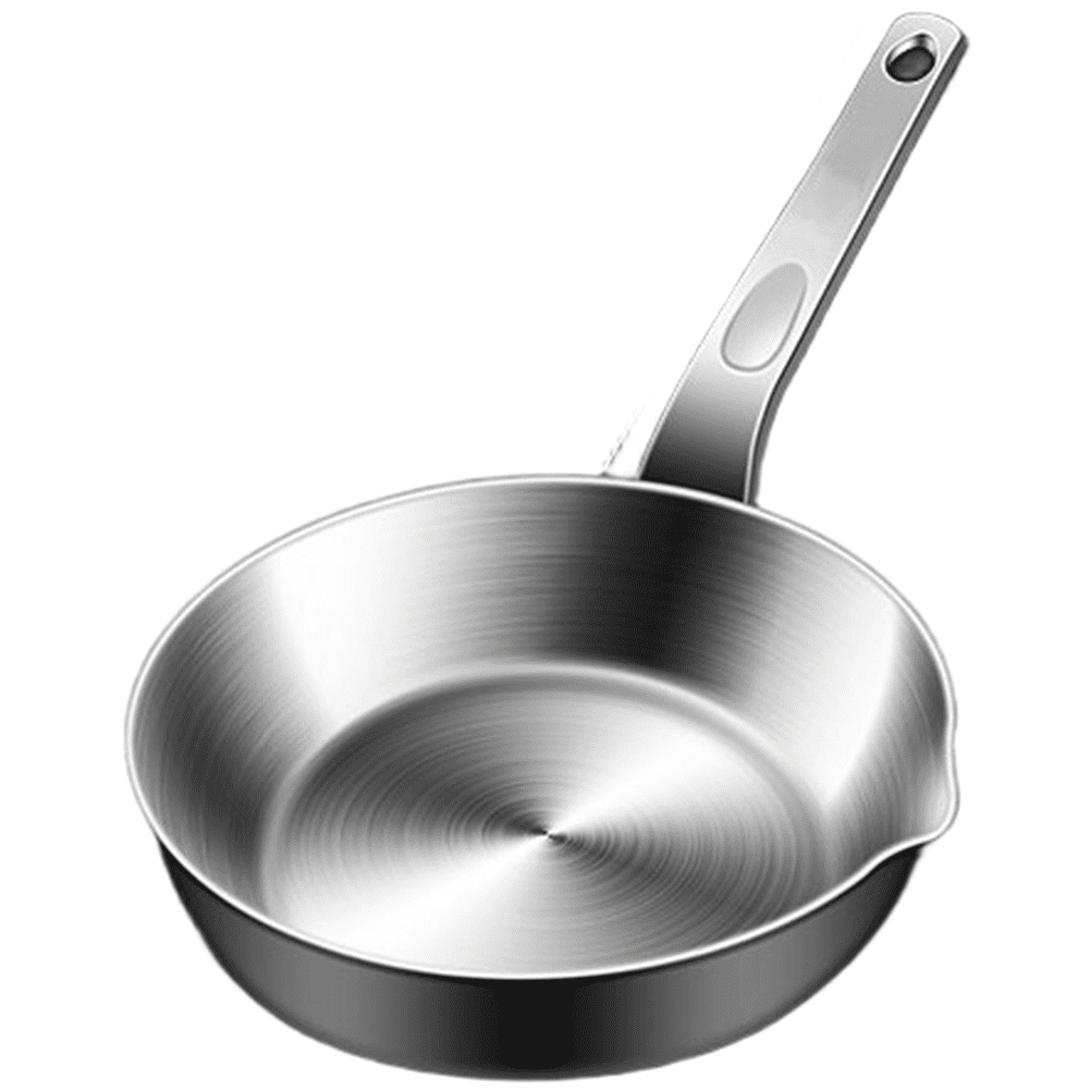 316L Stainless Steel Multi-Layer Bottom Frying Pan Non Adhesion ...