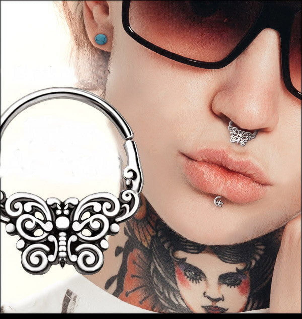 Butterfly septum ring store
