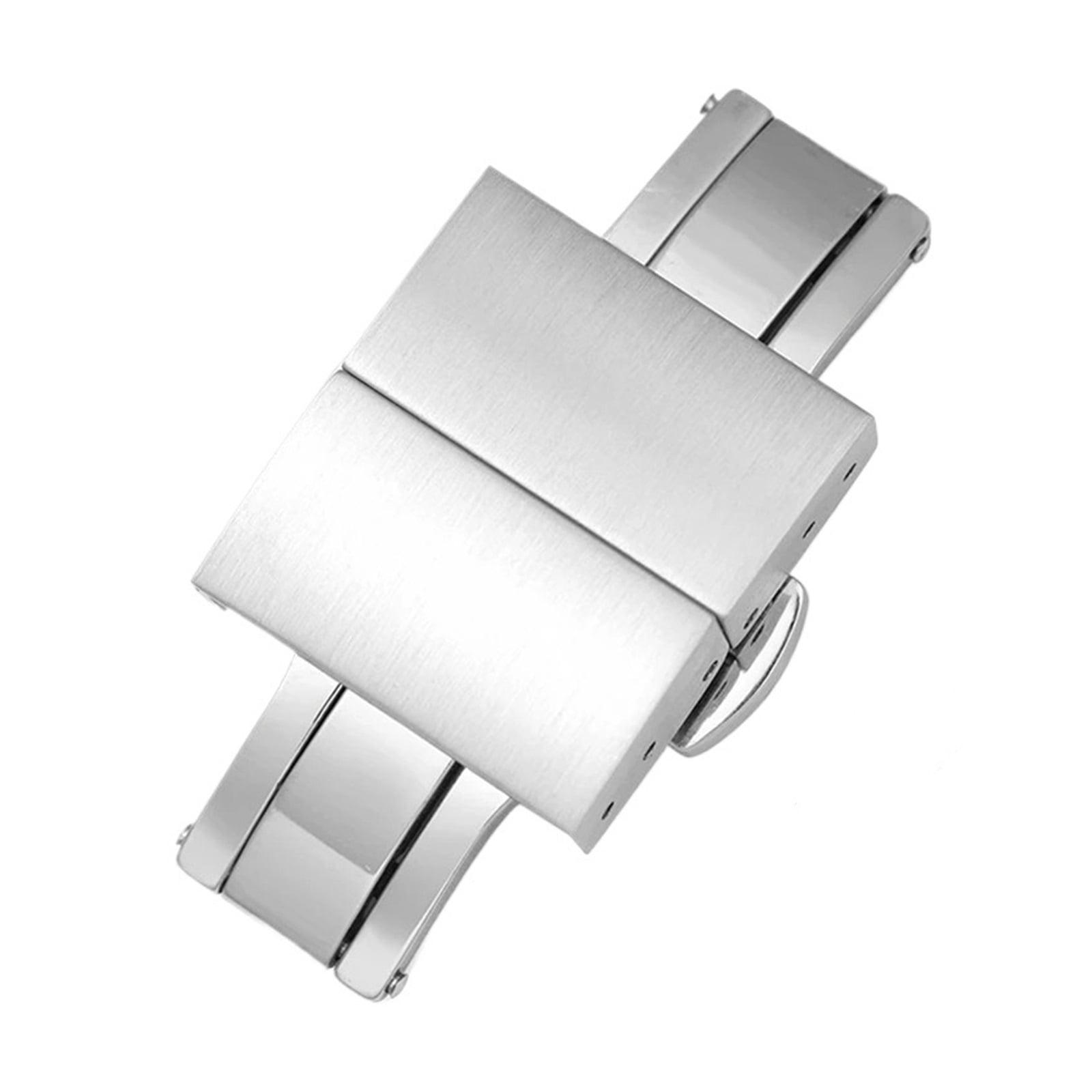 316L Stainless Steel Strap Buckle 16mm 20mm 22mm 24mm Double Press ...