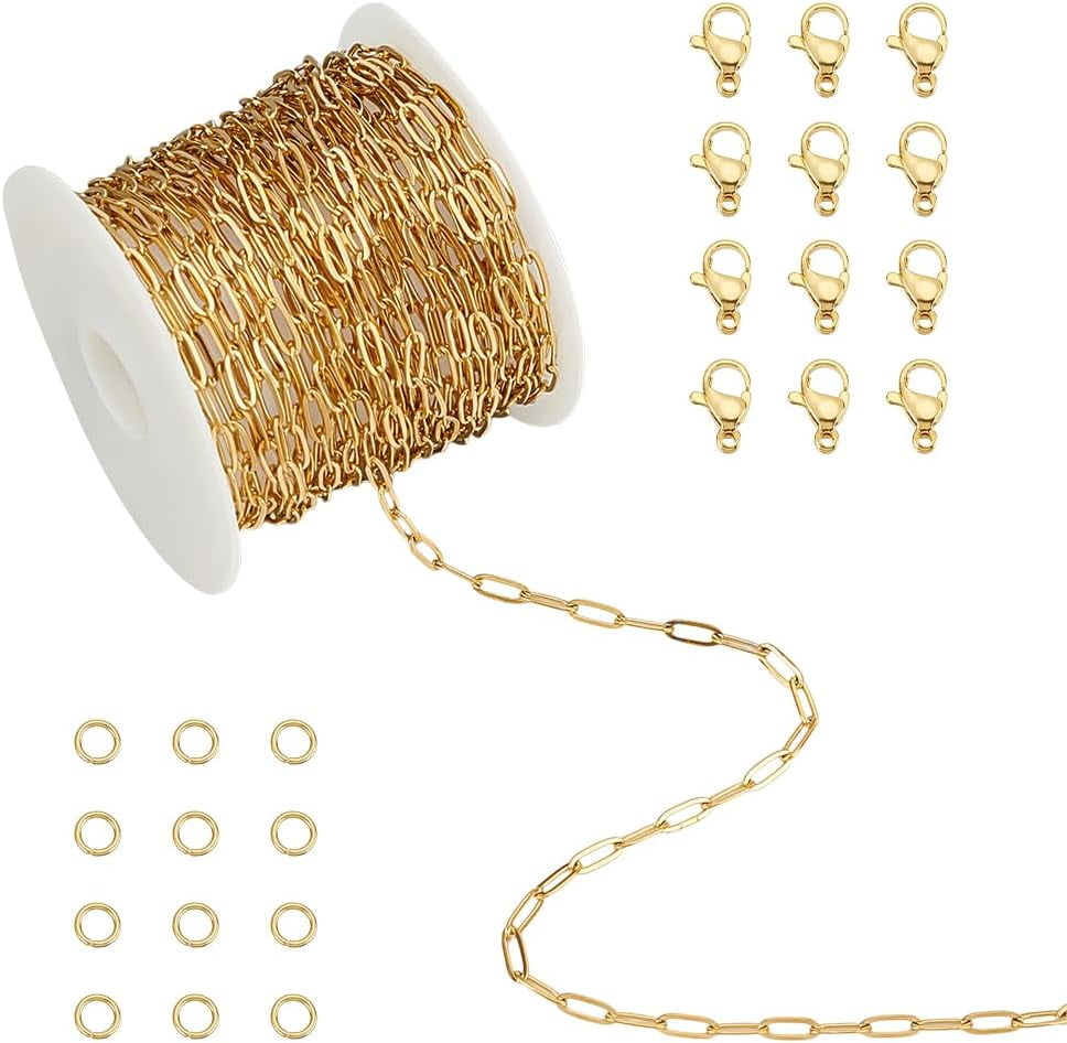 316L Surgical Stainless Steel Chains Soldered with Spool & 304 ...