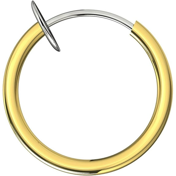 316L Surgical Steel Spring Action Fake Nose Ring - Earring -Tragus ...