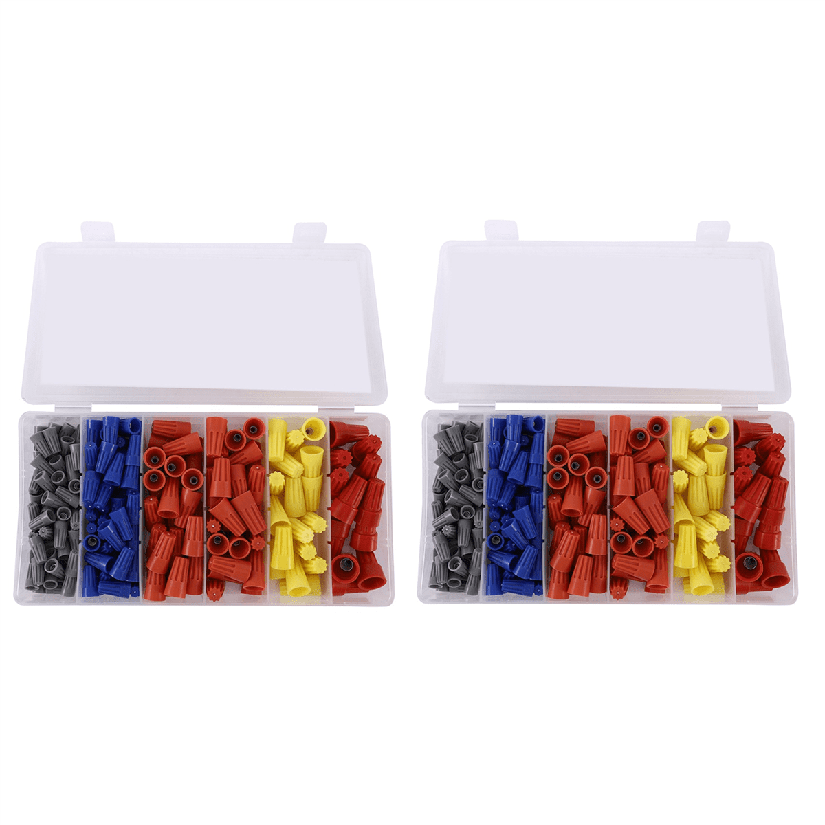 316Pcs 5 Colors Electrical Wire Connector Twist-on Screw Terminal ...