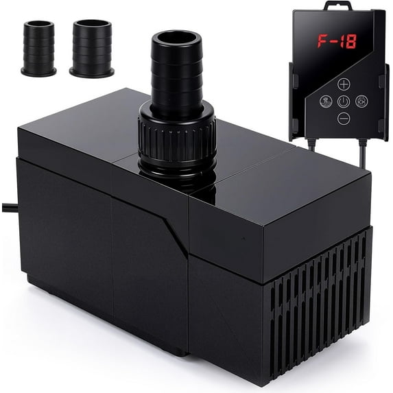 3170GPH Aquarium Water Pump with Intelligent Controller, DC 24V Quiet ...