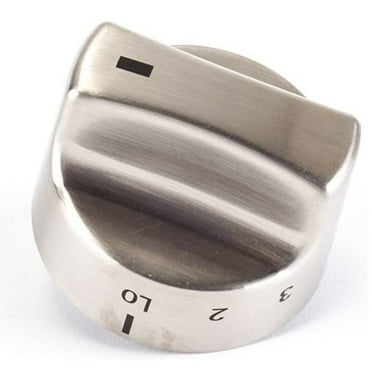 Range Kleen Single Replacement Knob Kit, Electric Ranges, Chrome, 10 ...