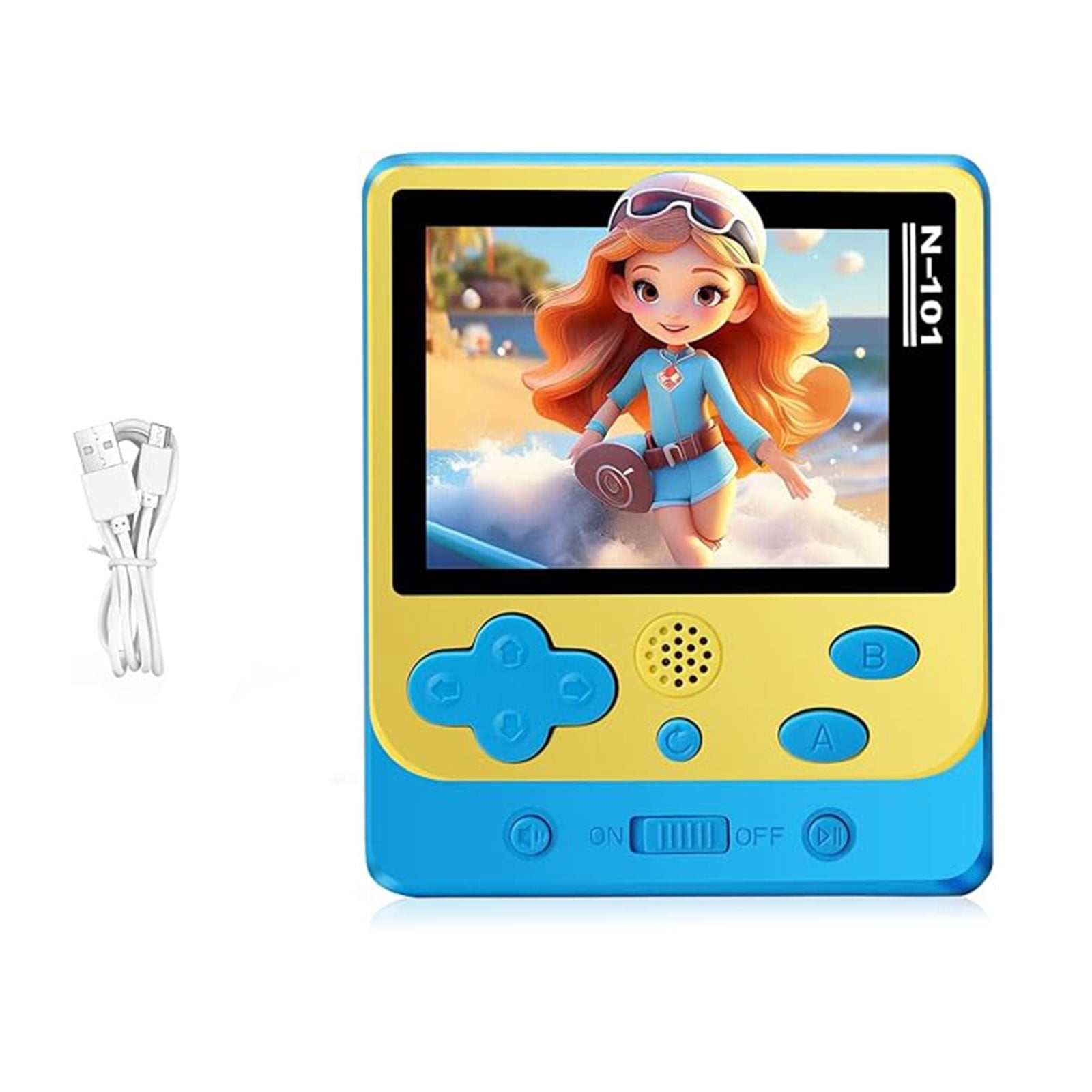 319 Game Handheld Console with Rechargeable for Kids and Adults Vibrant ...