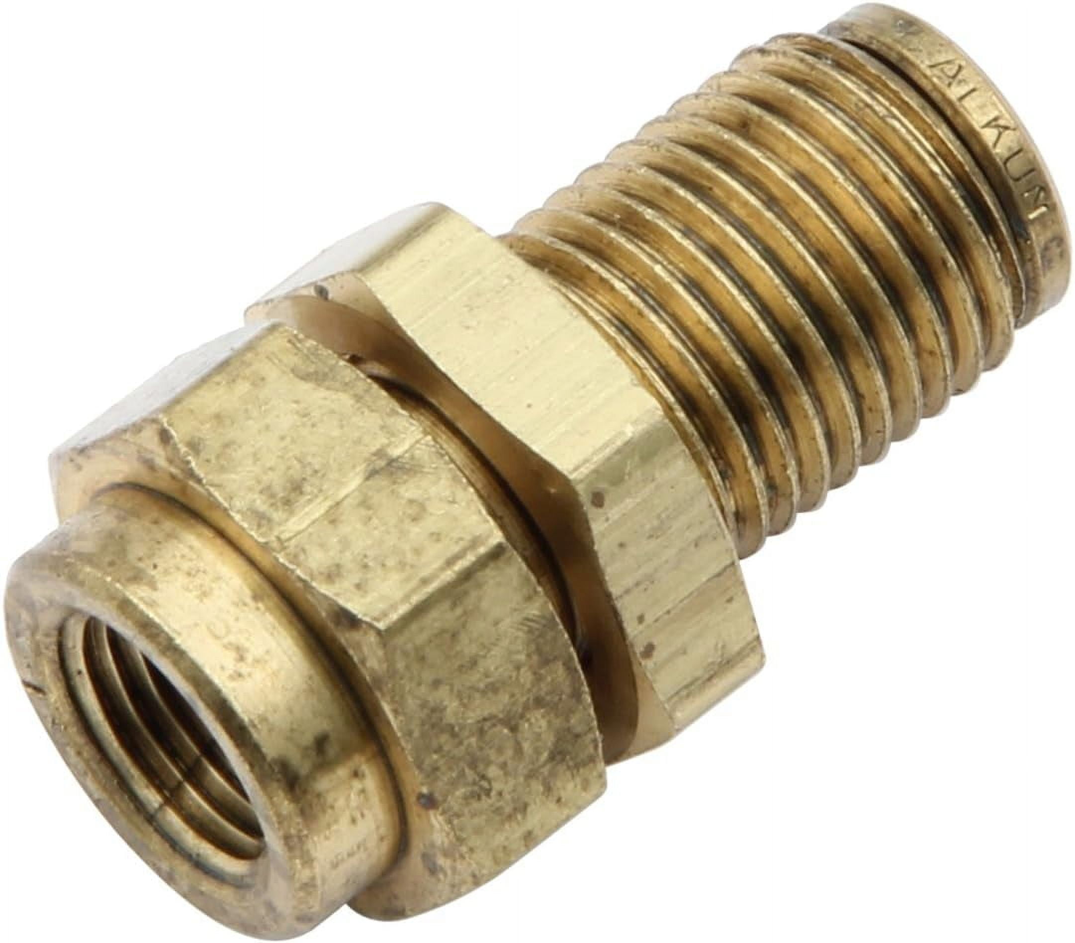 31957008 Brass Push-to-Connect Tube Fitting, Adapter, 1/8" FNPT x 1/4 ...