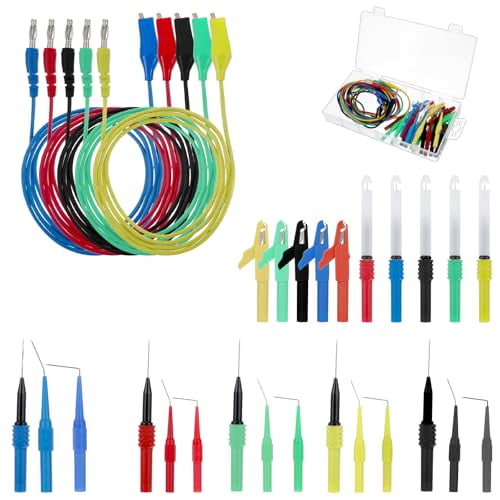 31PCS Back Probe Kit, Banana Plug to Copper Alligator Clip Automotive ...