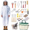31Pcs Beekeeping Supplies Starter Tool Kit with Bee Suit for Beekeepers ...