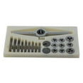 31Pcs M1-M2.5 HSS Metric Tap and Die Set Screw Thread Taps Tapping ...