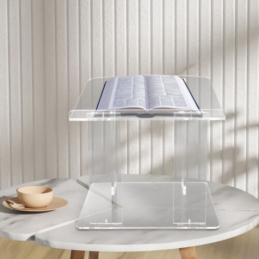 31cm Acrylic Multi-Purpose Tabletop Plexiglass Podium Pulpit Conference ...