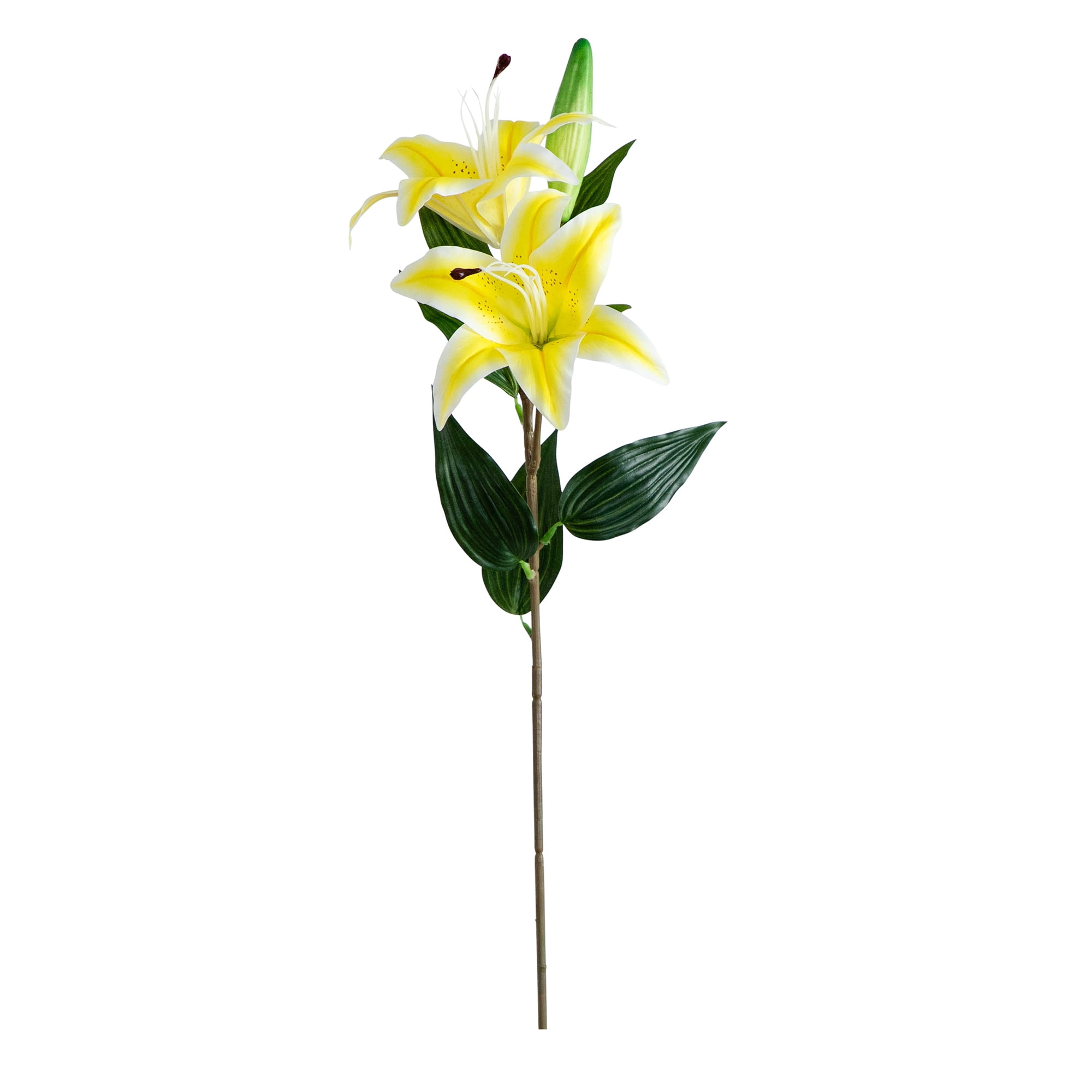 31in. Artificial Lily Flower Stems, Set of 3 - Walmart.com