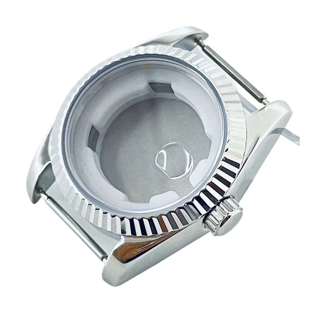 31mm Fit For NH05 NH06 Watch Case Silver Stainless Steel Case With ...