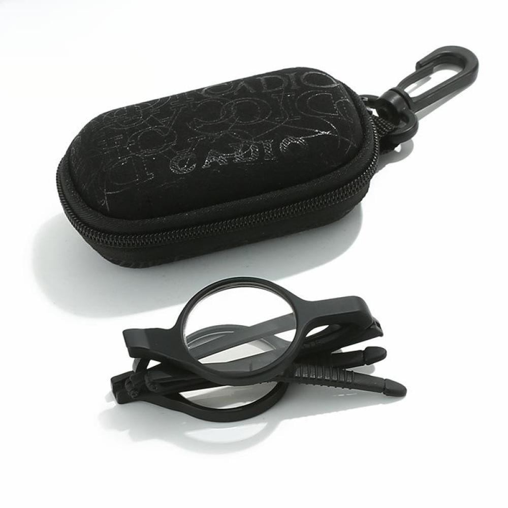 31mm Foldable Black Presbyopic Glasses Harry Potter Small Round Reading ...