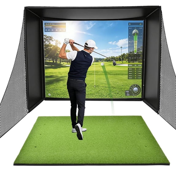 31mm Thick Golf Mat, 5x4ft Elite Hitting Mat for Outdoor & Indoor ...
